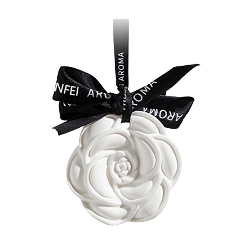 Get Camellia Diffuser Hanging Closet Shoe Closet Plaster Incense White ...