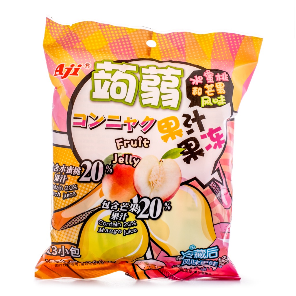 Aji Kojac Jelly, Peach and Mango Flavor - Weee!