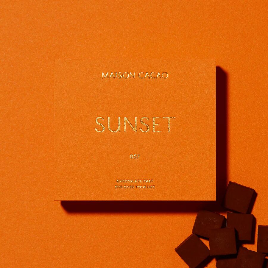 Get MAISON CACAO Raw Chocolate "SUNSET" 16 pieces Delivered | Weee ...