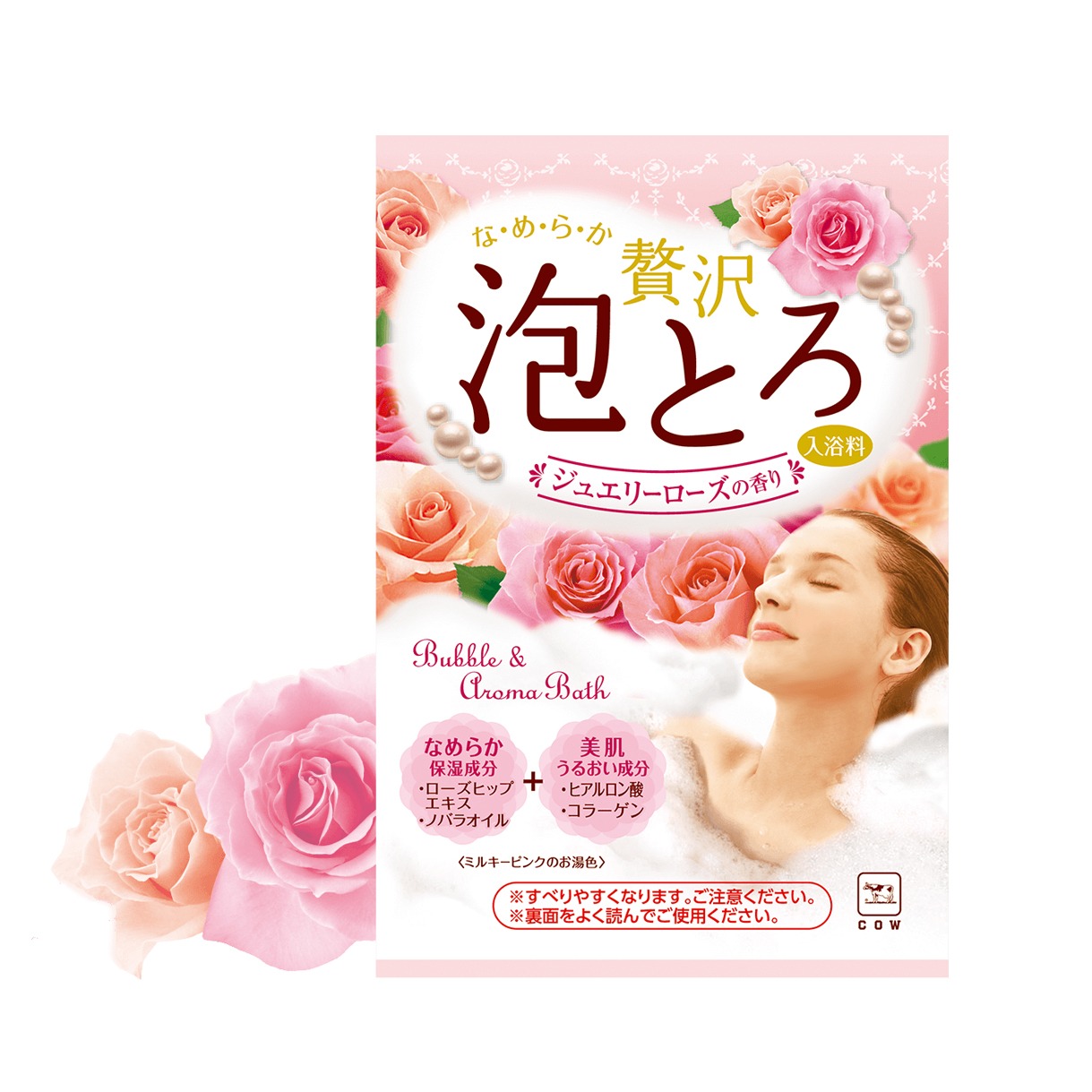 牛乳石鹸 泡とろ入浴料 ジュエリーローズ 30g - Weee!