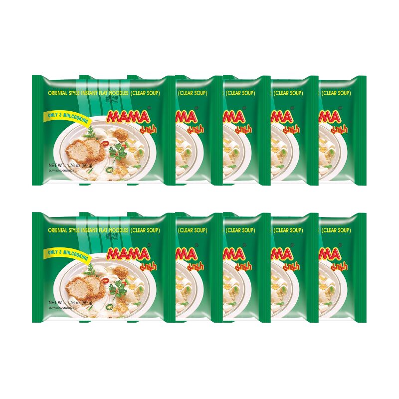 Get MAMA Noodles Flat Clear Soup Instant Rice Noodles Delicious Thai ...