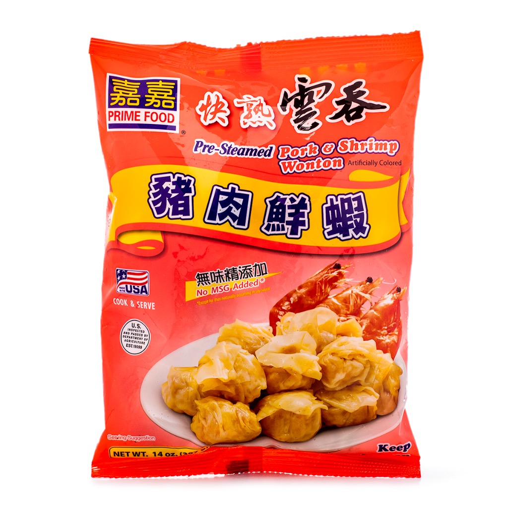 Get Prime Food Pork and Shrimp Wonton Cooked Frozen Delivered | Weee ...
