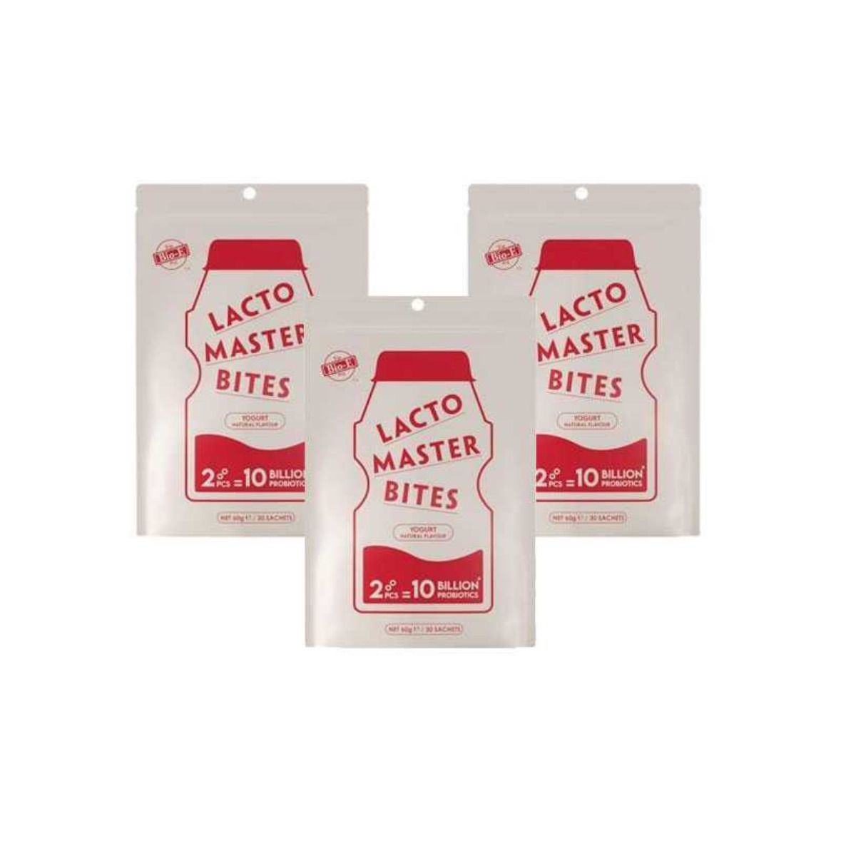 Get Bio-E Lacto Master Bites Yogurt Natural Flavour 30 Sachets X 3Bag ...