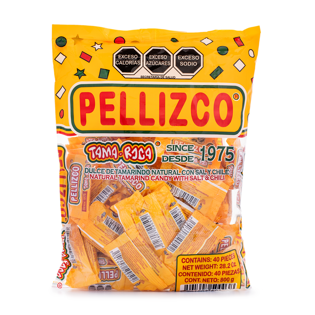 Pellizco Tama-Roca 鹹味辣椒羅望子糖 - Weee!