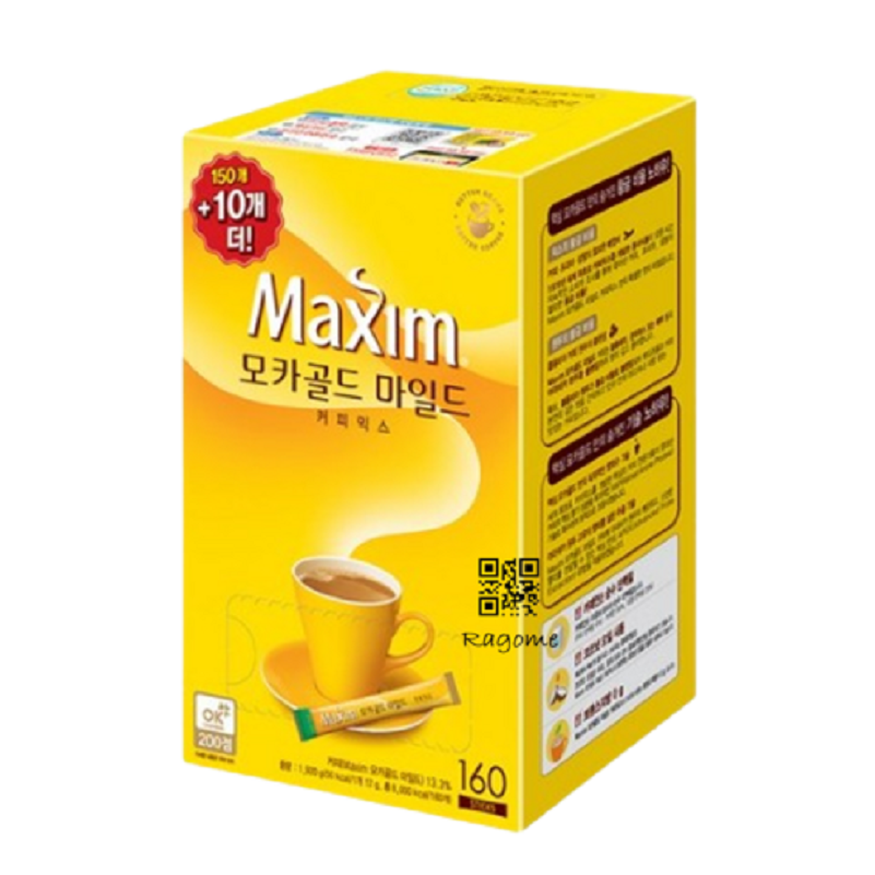 Get Maxim Mocha Gold Mild Coffee Mix, 12g, 160 pieces Delivered | Weee ...