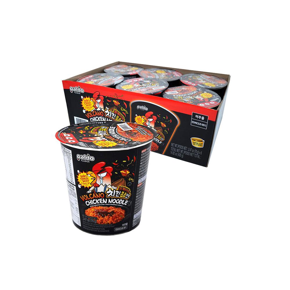 Get PALDO Volcano Ramen 6-CUP (70gx6) Delivered | Weee! Asian Market