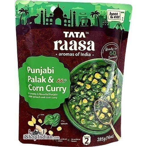 Get Tata Raasa Punjabi Palak & Corn Curry (Ready-to-Eat), 10 oz pack ...