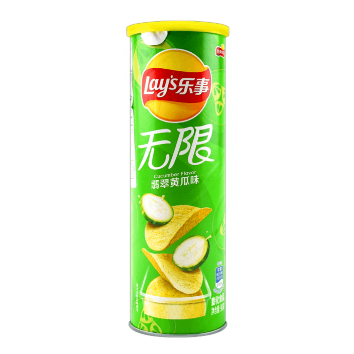 Get Lays Potato Chips Can Packaging (Cucumber Flavor) Delivered | Weee ...