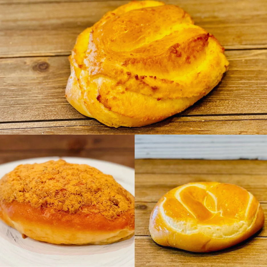 Bread Combo (Coconut Bun, Cream Custard Bun, Pork Sung) - Weee!