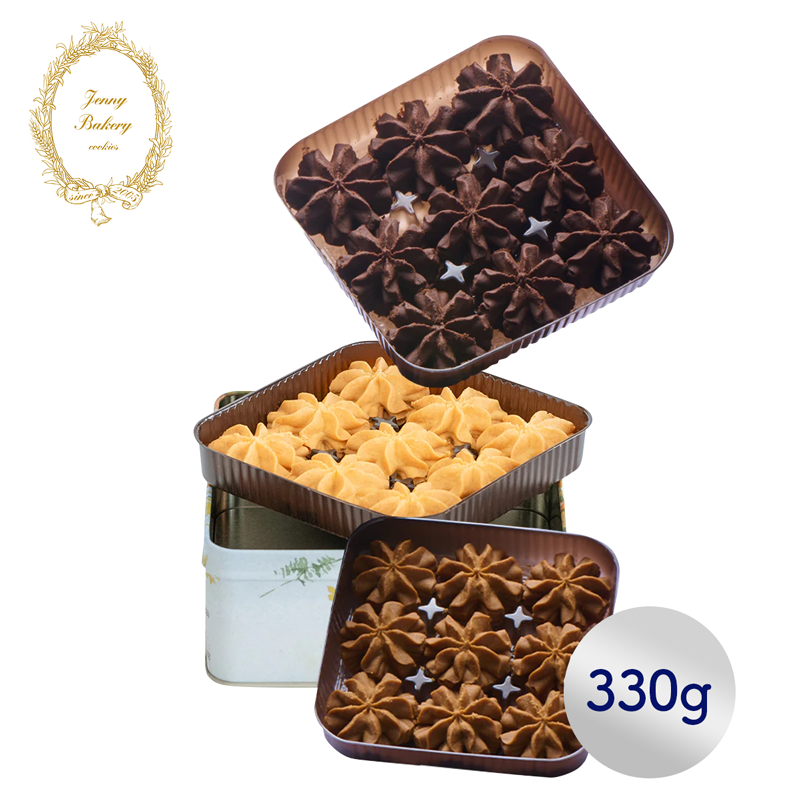 Get Hong Kong Jenny Cookies 3 Mix Butter Cookies 330g Delivered Weee Asian Market