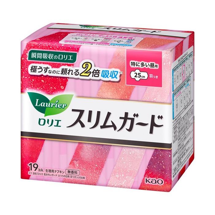 Get Kao Laurier Slim Guard Regular Pads (25cm) Delivered | Weee! Asian ...