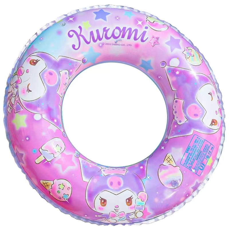 Get Sanrio Inflatable Pvc Swimming Ring For Kids-Kuromi 80# (Ages 10-15 ...