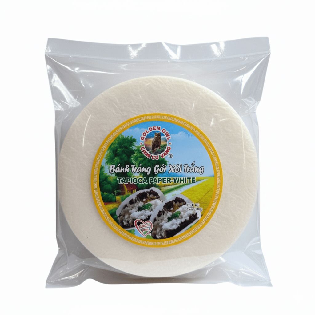 Get Tapioca Paper (White, No color) Banh Trang Goi Xoi 100 g Delivered ...