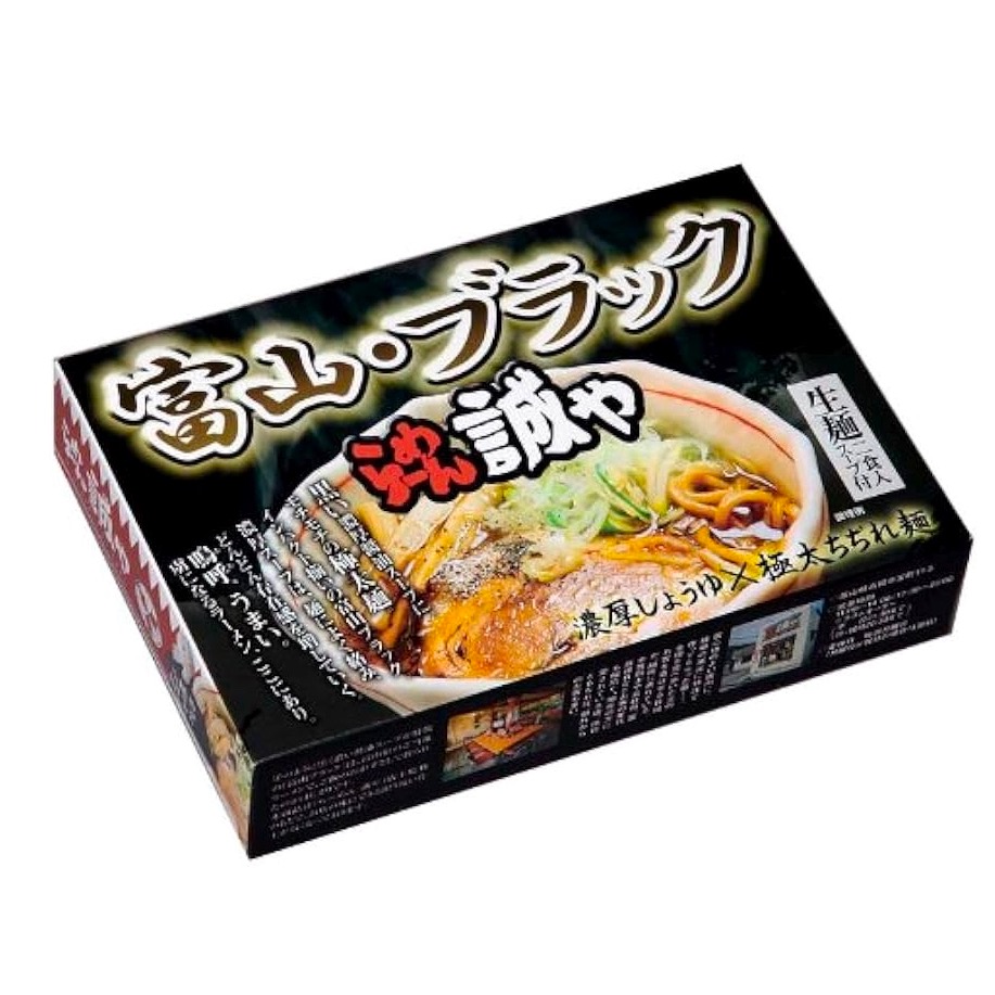 Ramen Noodles MAKOTOYA Black Soy Sauce TOYAMA 374g 1 each - Weee!