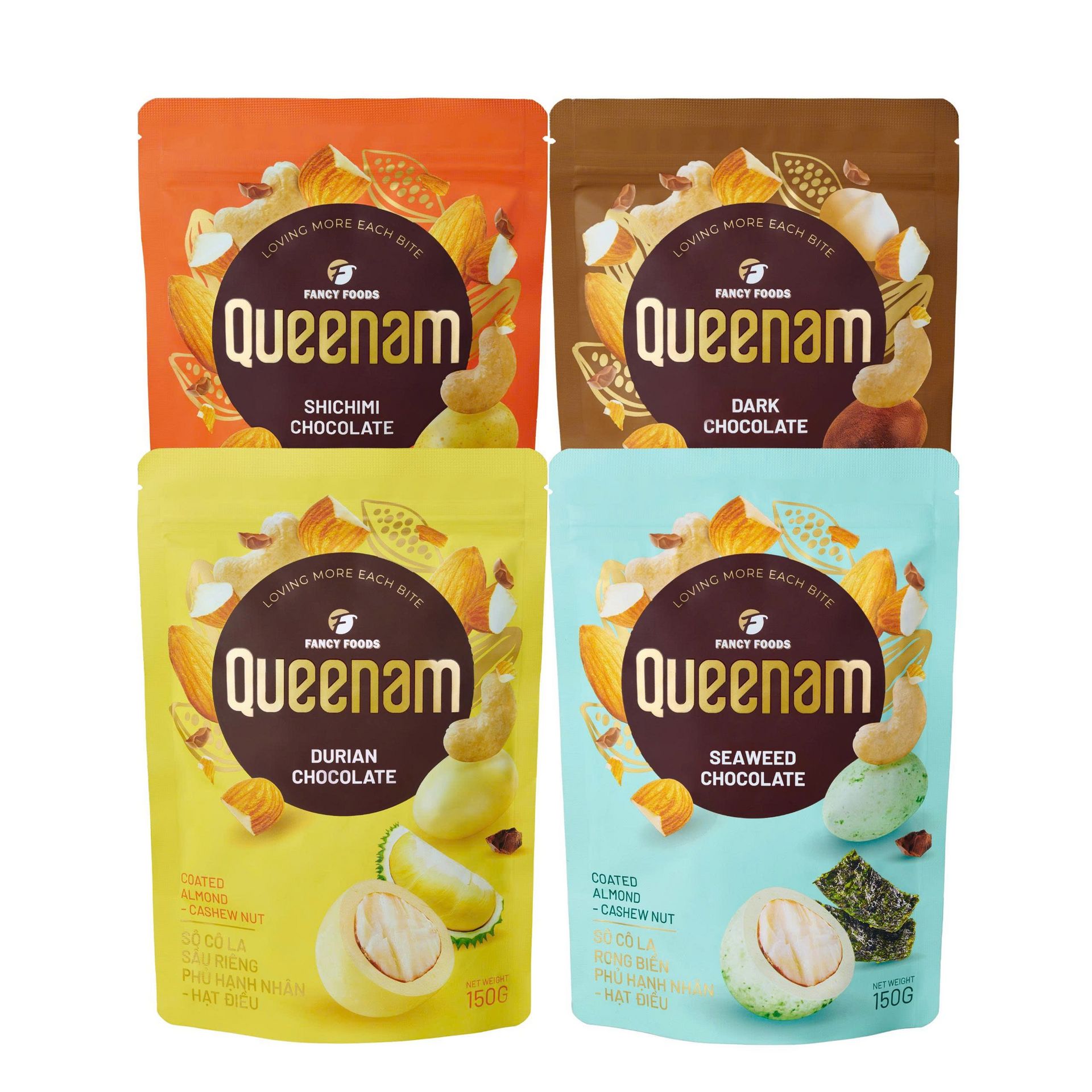 Get Queenam Chocolate - Mixed Flavor Combo 4 Pack Delivered | Weee ...
