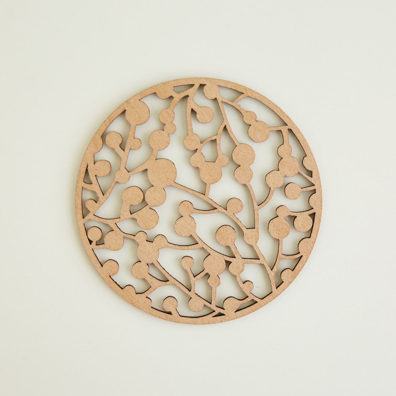 Get muji cranberry wooden coaster Delivered | Weee! Asian Market