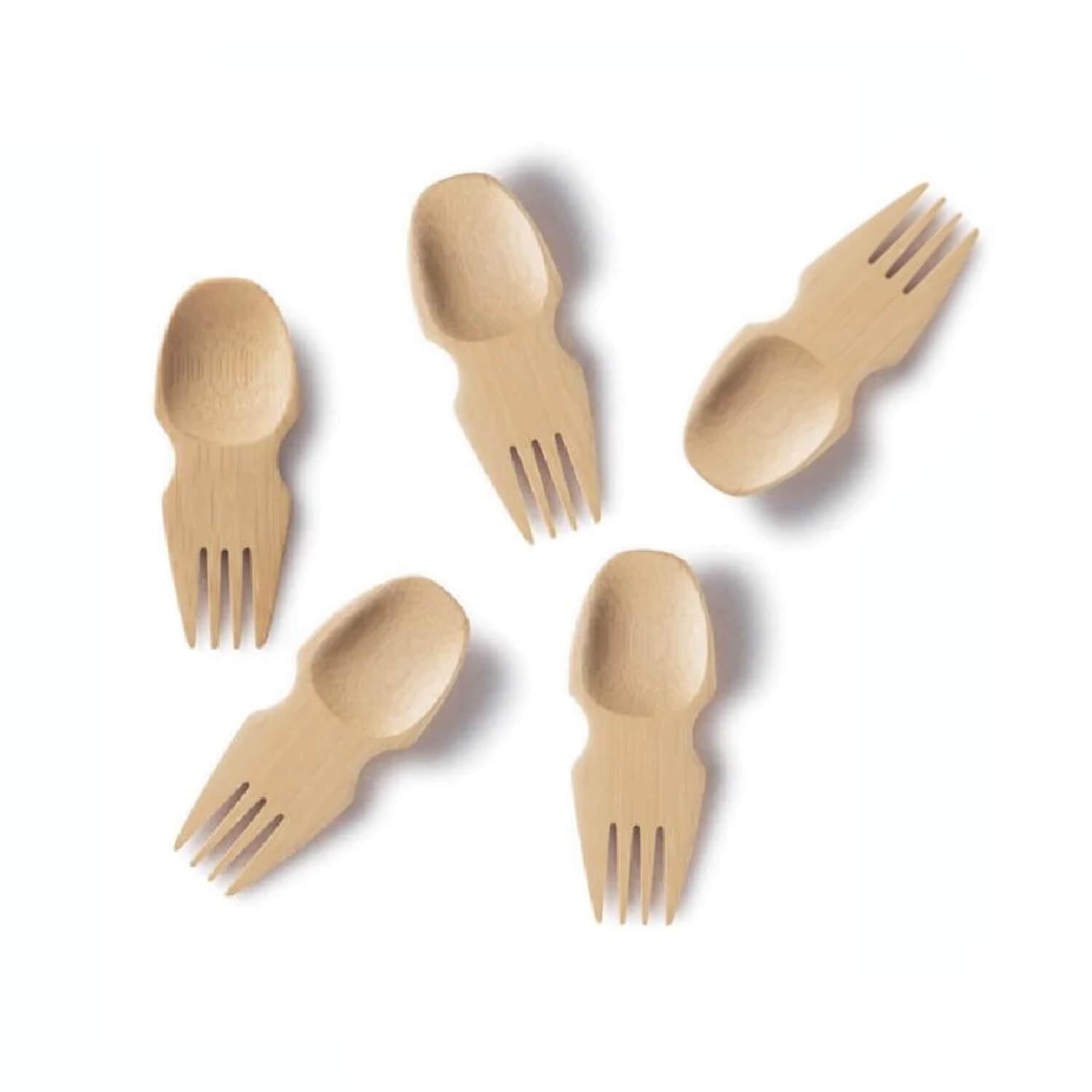 Get Bambu Organic Bamboo Sporks (Set of 5) Delivered | Weee! Asian Market