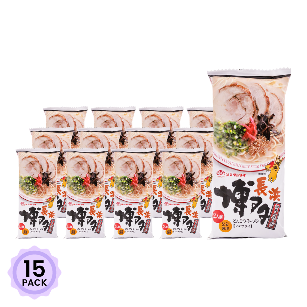 Get Marutai Nagasaki Instant Noodle, Tonkotsu Flavor 185 g*15 pack ...