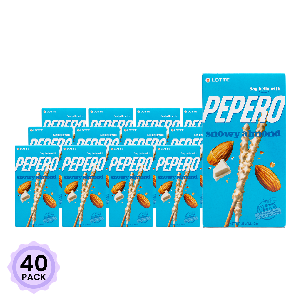 Get Lotte Pepero Snowy Almond 32 g*40 pack Delivered | Weee! Asian Market