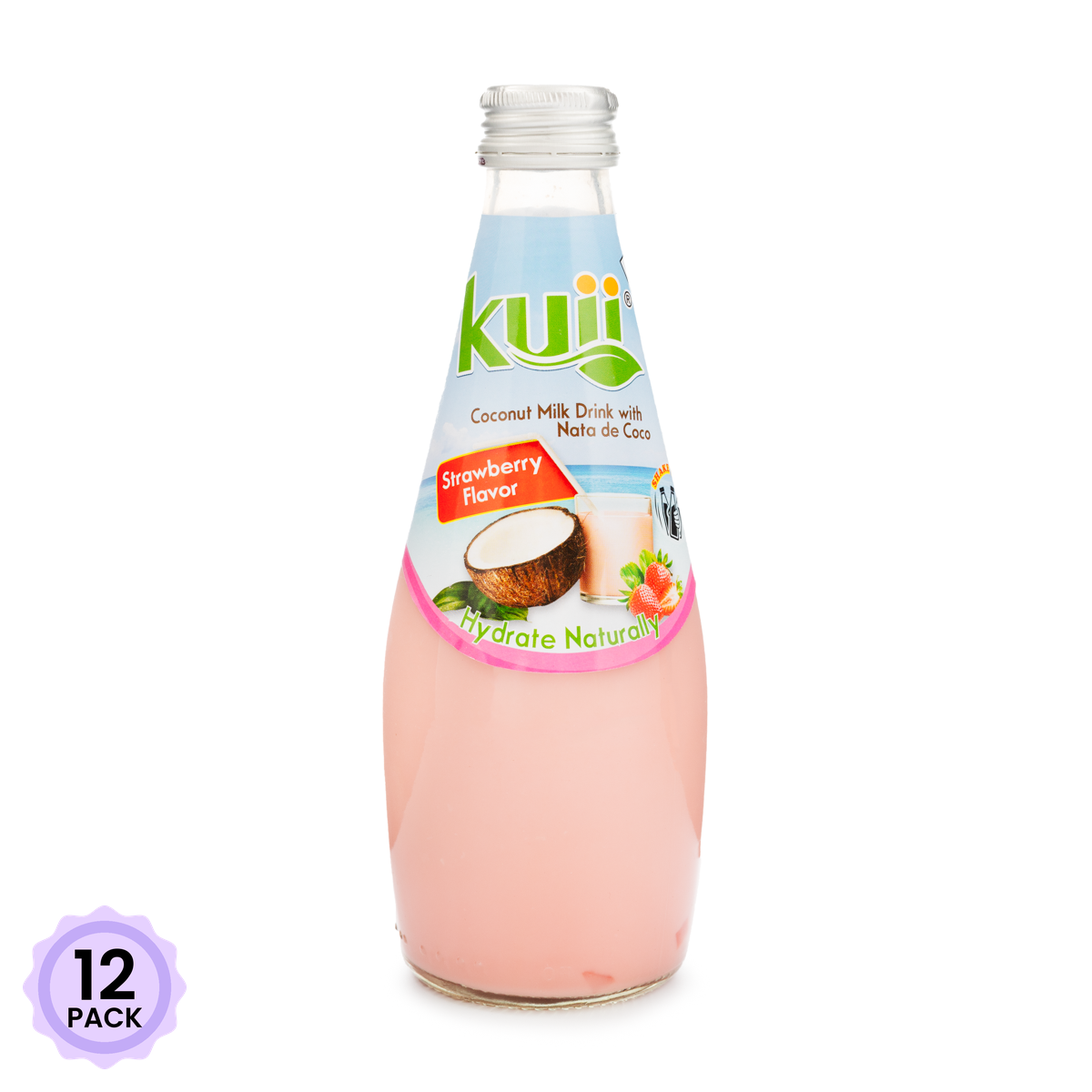 Get Kuii Nata de Coco, Original Natural Coconut Drink, Strawberry ...