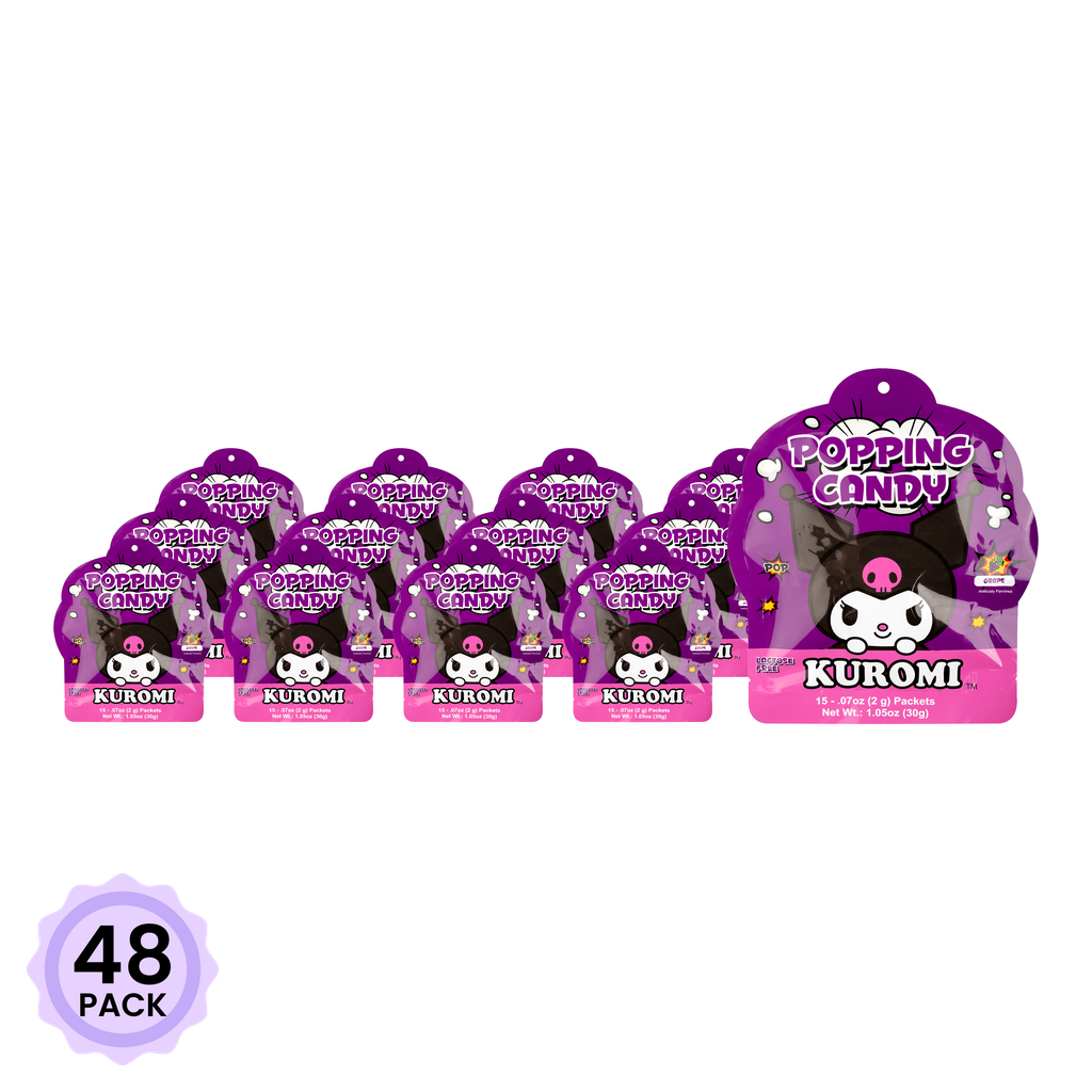 Get Sanrio Kuromi Popping Candy Grape Flavor 1.05 oz*48 pack Delivered ...