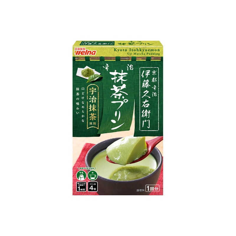 Get Nissin Flour Ito Kyuemon Matcha Pudding Powder 50g Delivered | Weee ...