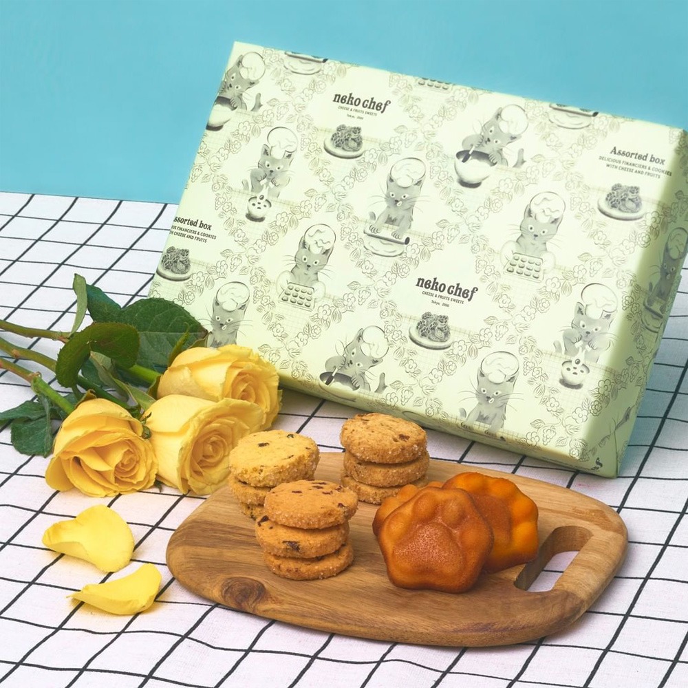 Get Neko Chef Financier & Cookie Assortment 15piece Delivered | Weee ...