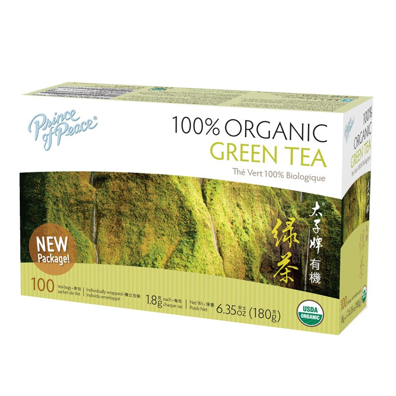Get Prince of Peace Organic Green Tea, 100 tea bags Delivered | Weee ...