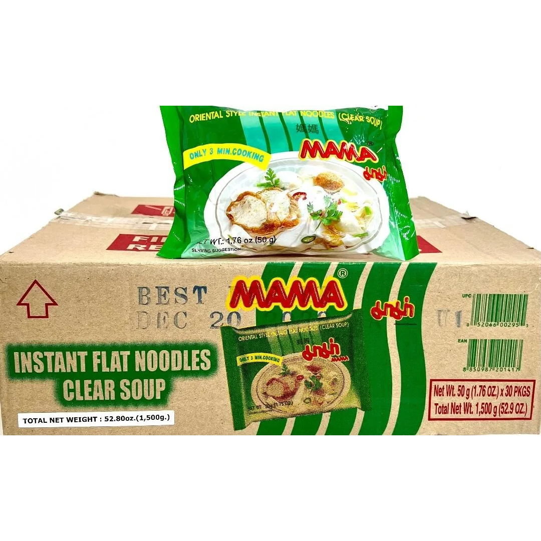 Get MAMA Noodles Flat Clear Soup Instant Rice Noodles Delicious Thai ...