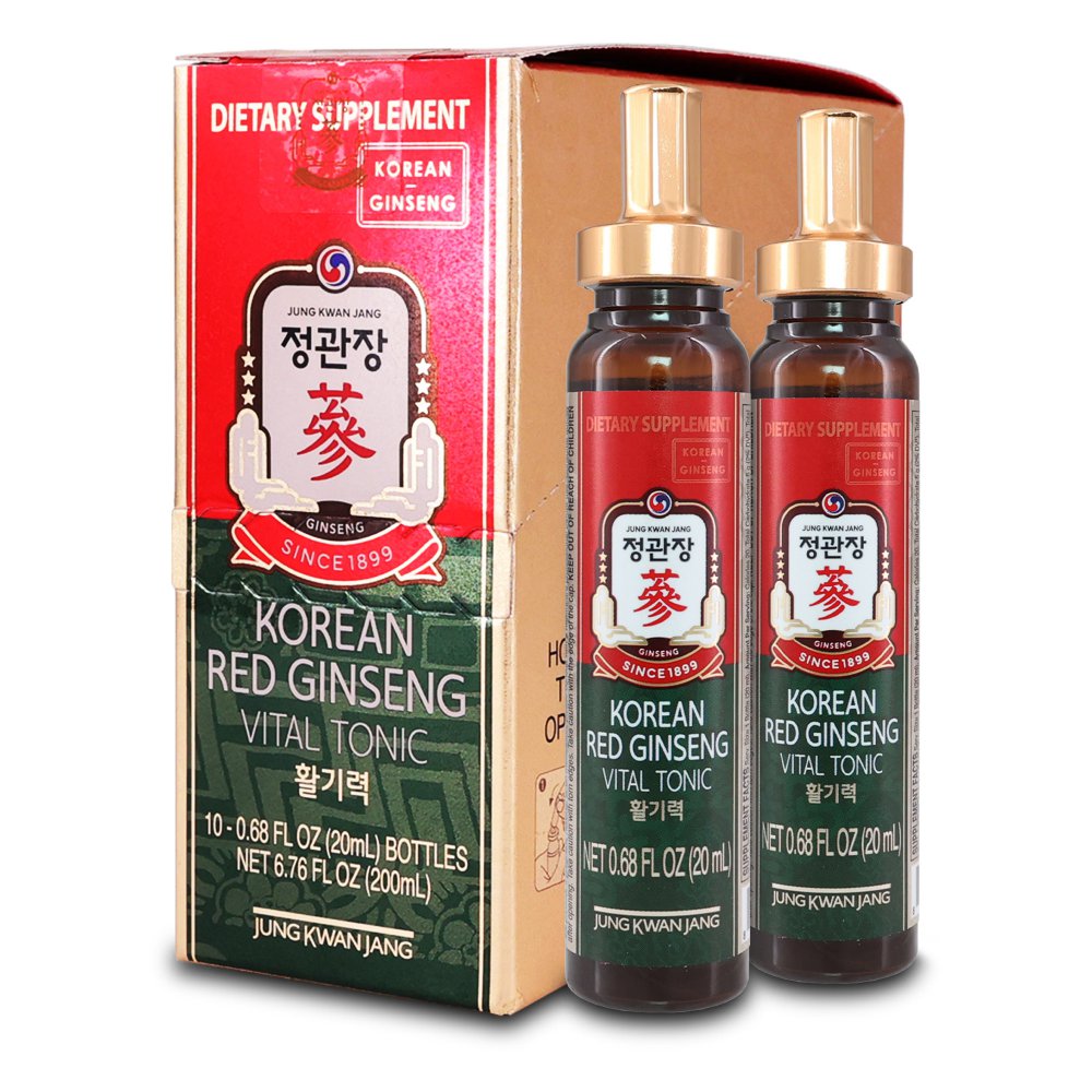 Vital Tonic Korean Red Ginseng Shot 10-Count Display Box - JungKwanJang ...