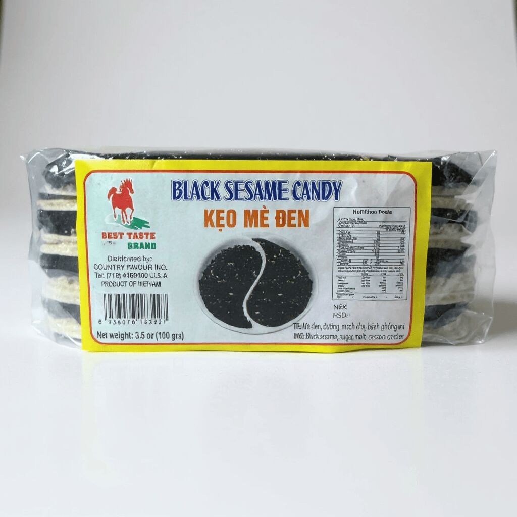 Get Black Sesame Candy - Keo Me Den 100 g Delivered | Weee! Asian Market