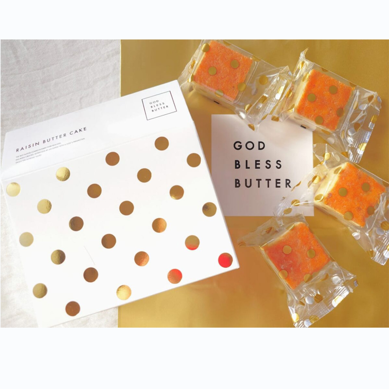 Get GOD BLESS BUTTER Raisin Butter Cake 4pcs Delivered | Weee! Asian Market