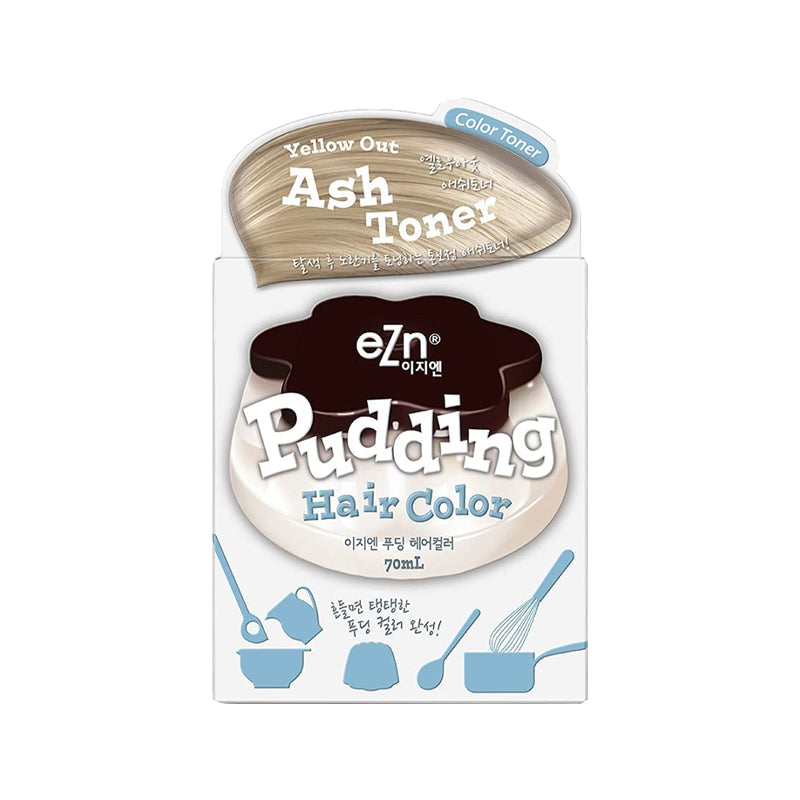 韩国 eZn 灰黄色 布丁染发剂 140ml - Weee!