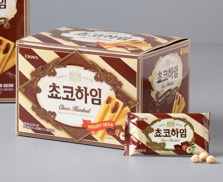 Get CROWN Choco Heim Chocolate Wafers with Hazelnut Family 4pk ...