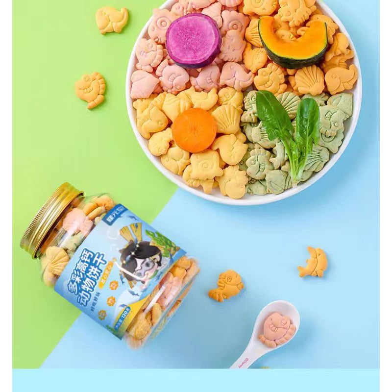Get Colorful high-calcium animal biscuit 120g*1 Delivered | Weee! Asian Market