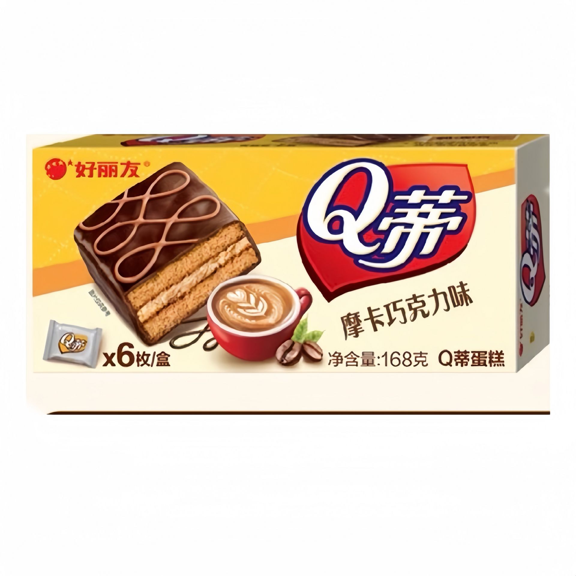 Get ORION Q-D Cake Mocha Chocolate Flavor 28g*6 pieces per box Delivered | Weee! Asian Market