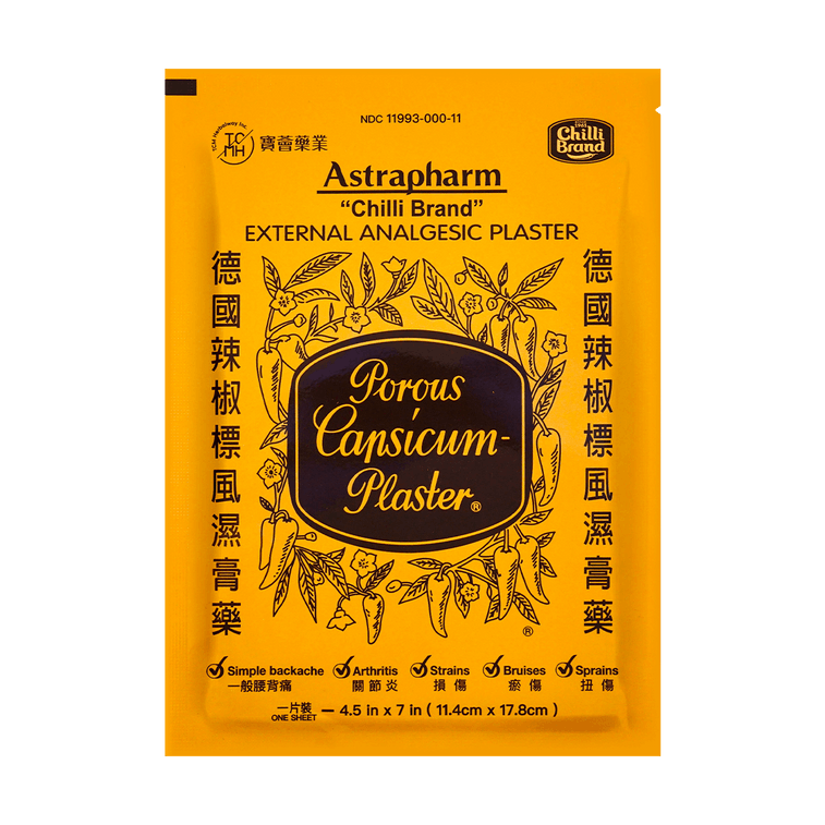 Get Astrapharm Chilli Brand Pain Medicated Plaster 1 patch Delivered ...