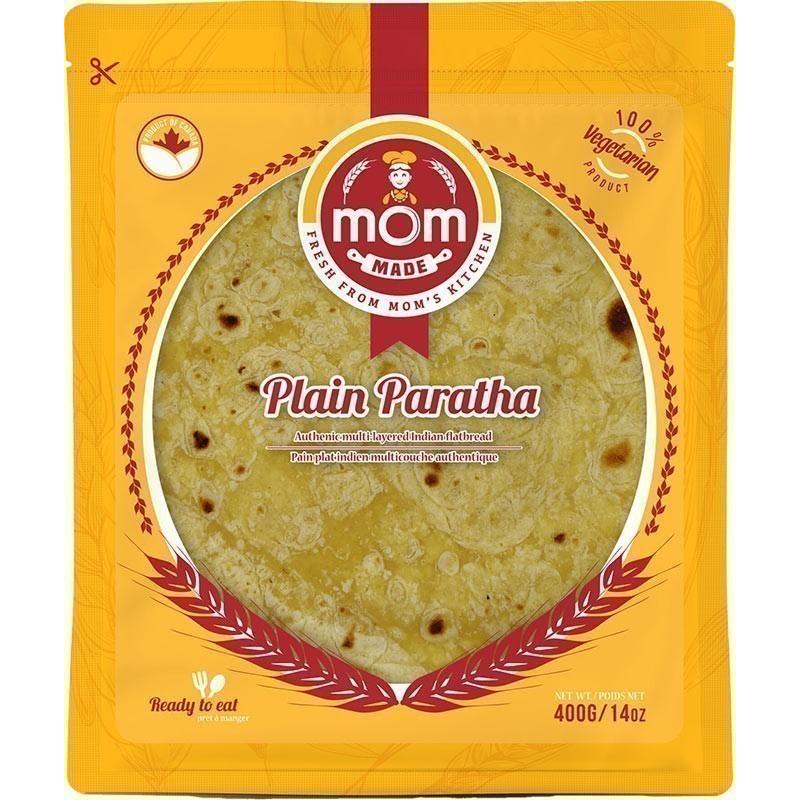 Get Mom Made Plain Paratha - 4 pcs Delivered | Weee! Asian Market