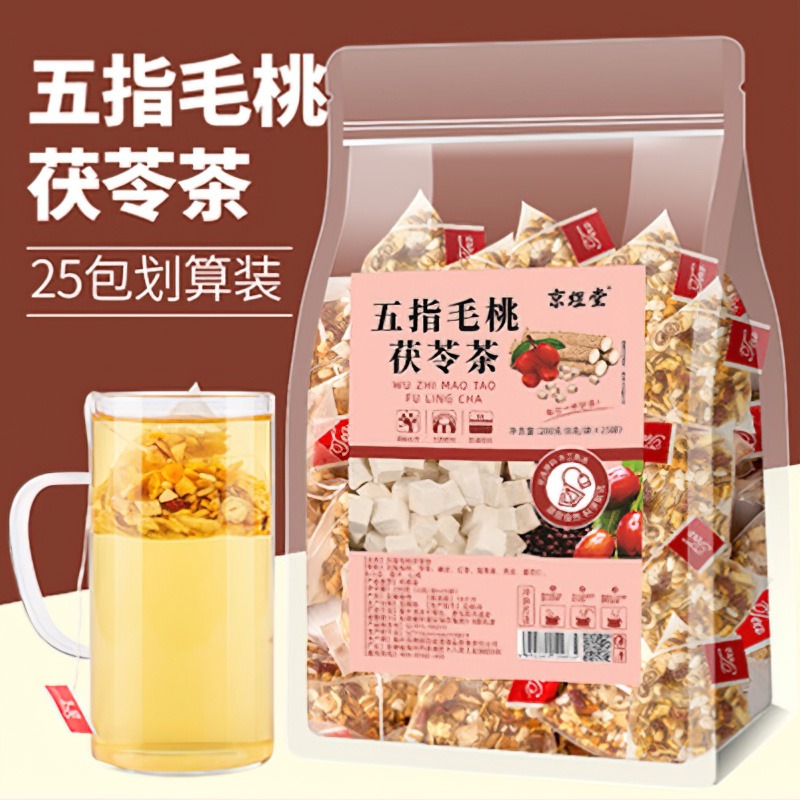 Get Five fingers hairy peach poria tea 25 packets Delivered | Weee ...