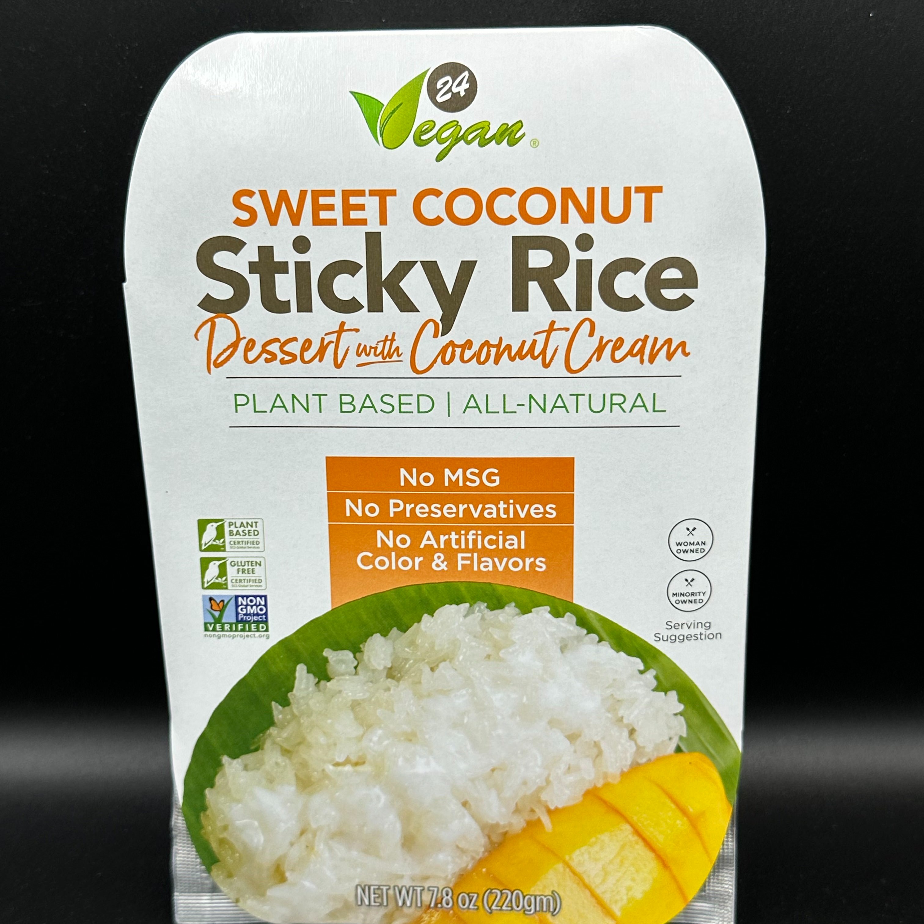 Get 24Vegan Sweet Coconut Sticky Rice Dessert with Coconut Cream ...