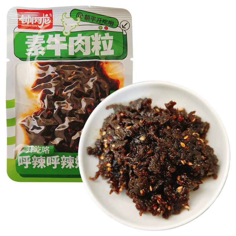 Get Zhong Along Su Beef Gluten Spicy Strips 30g * 5 bags Delivered | Weee! Asian Market