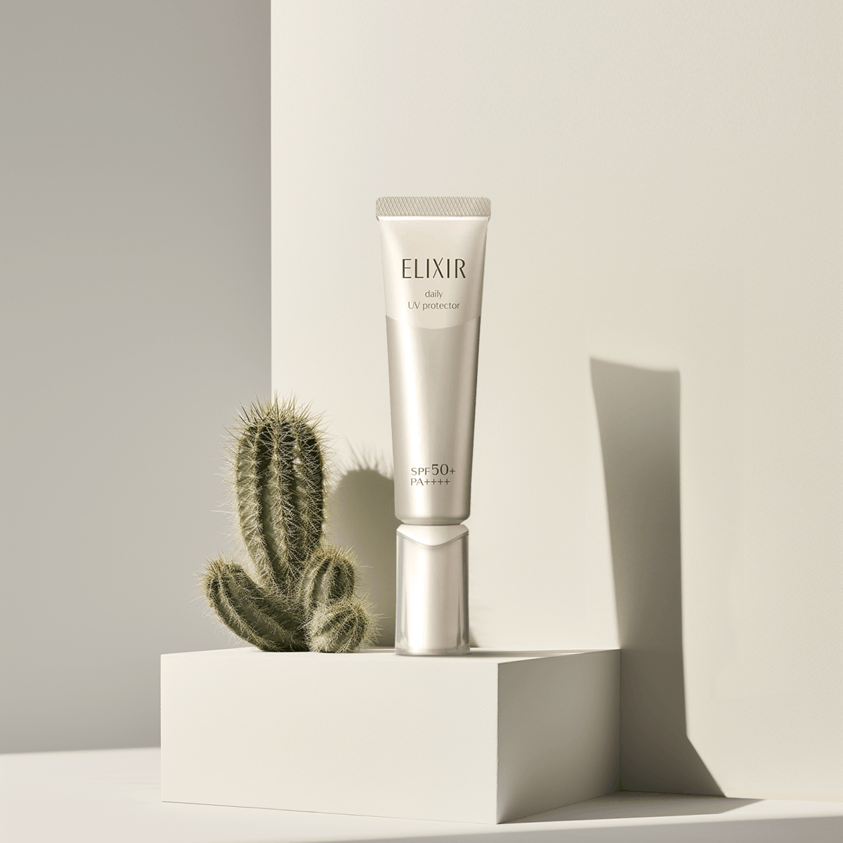 Get ELIXIR Multi-Effect Protective Essence Sunscreen Milk Golden Tube ...