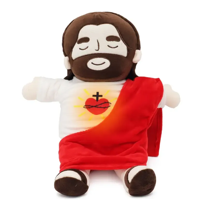 Get Jesus Plush Toy with Light-Up Breathing Jesus Toy 1 each Delivered ...