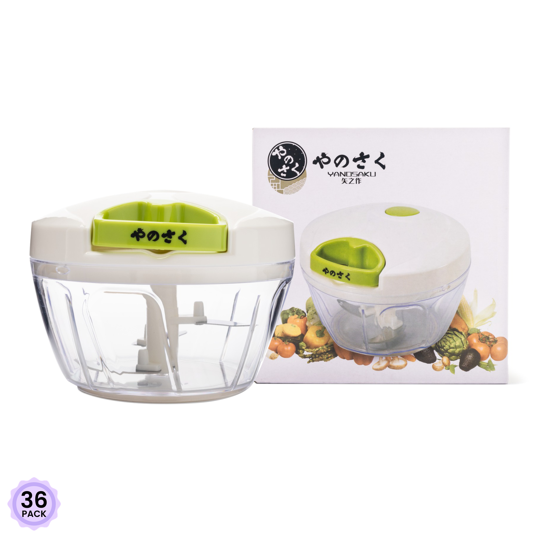 Get Yanosaku Garlic Manual Food Chopper 1 count*36 pack Delivered ...