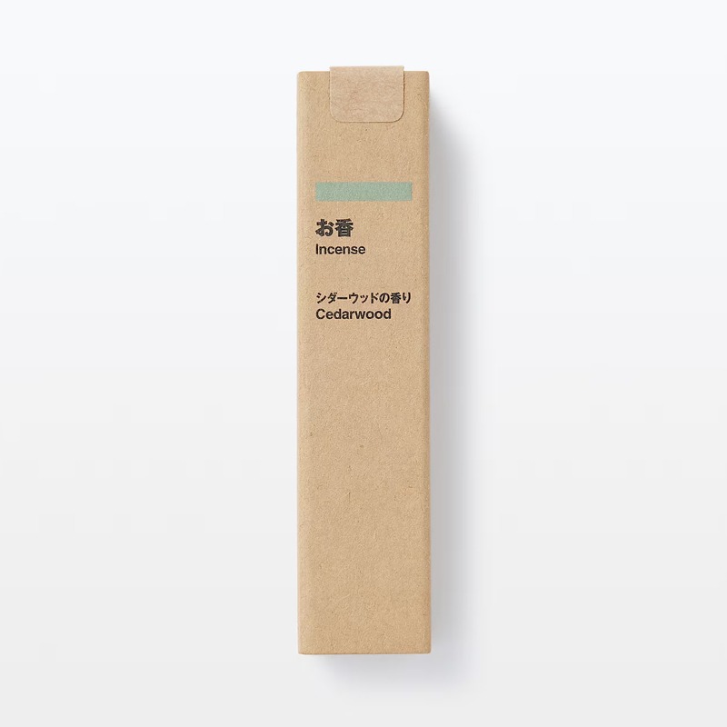 Get MUJI Incense Sticks 12 Pieces Cedar Wood Fragrance Delivered | Weee ...