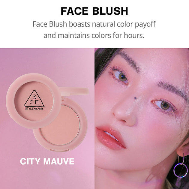 Get 3CE Face Blush 5.5g #CITY MAUVE Delivered | Weee! Asian Market