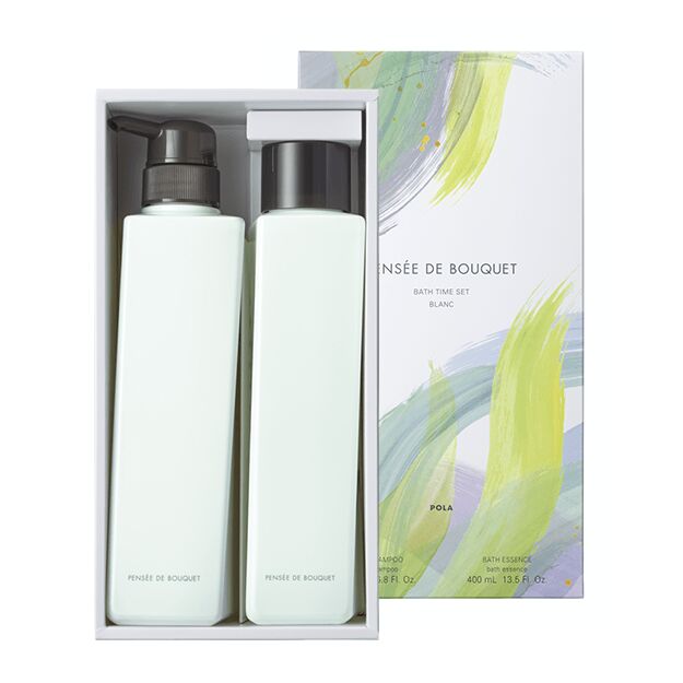 Get POLA Pensee De Bouquet Bathtime Set Blanc 900ml Delivered | Weee! Asian Market