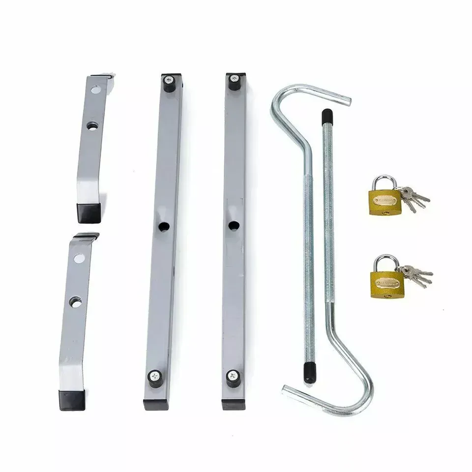 Get 2 Locks Universal Heavy Duty Ladder Roof Rack Clamp Clamps Lockable ...
