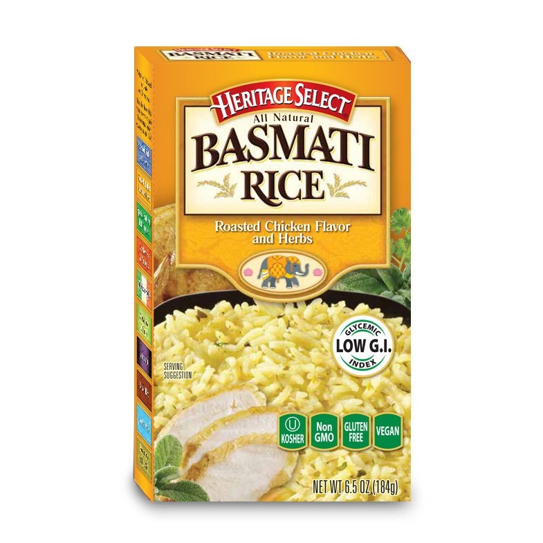 Get Heritage Select Basmati Rice, Roasted Chicken Flavor and Herbs ...