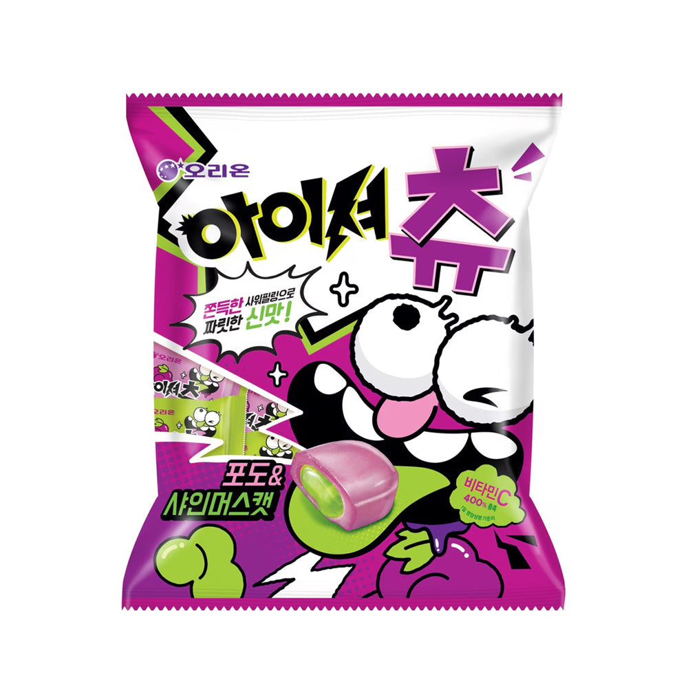 Get Orion Super Sour Chew Bulk Grape Shine Muscat 193g Delivered | Weee ...